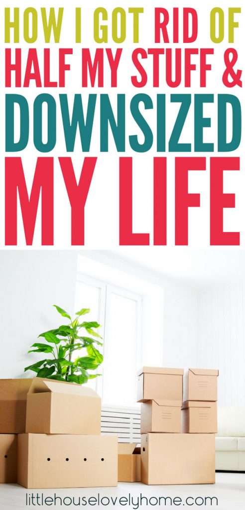 How We Got Rid of Half Our Stuff and Downsized Our Lives | Little House ...