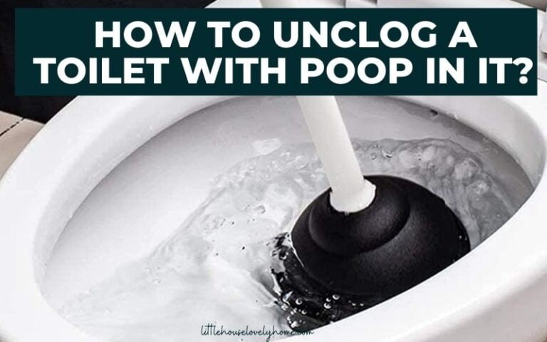 12 Ways to Unclog a Toilet With Poop in It | Little House Lovely Home